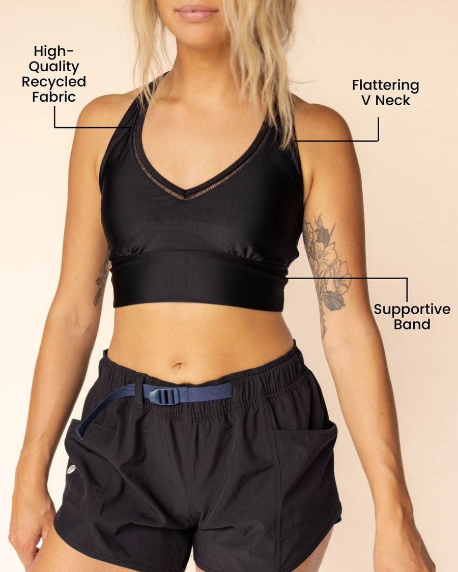 Black Point Break Crop – Nani Swimwear