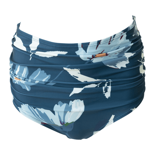 Laie Ruched High Rise Bottom – Nani Swimwear